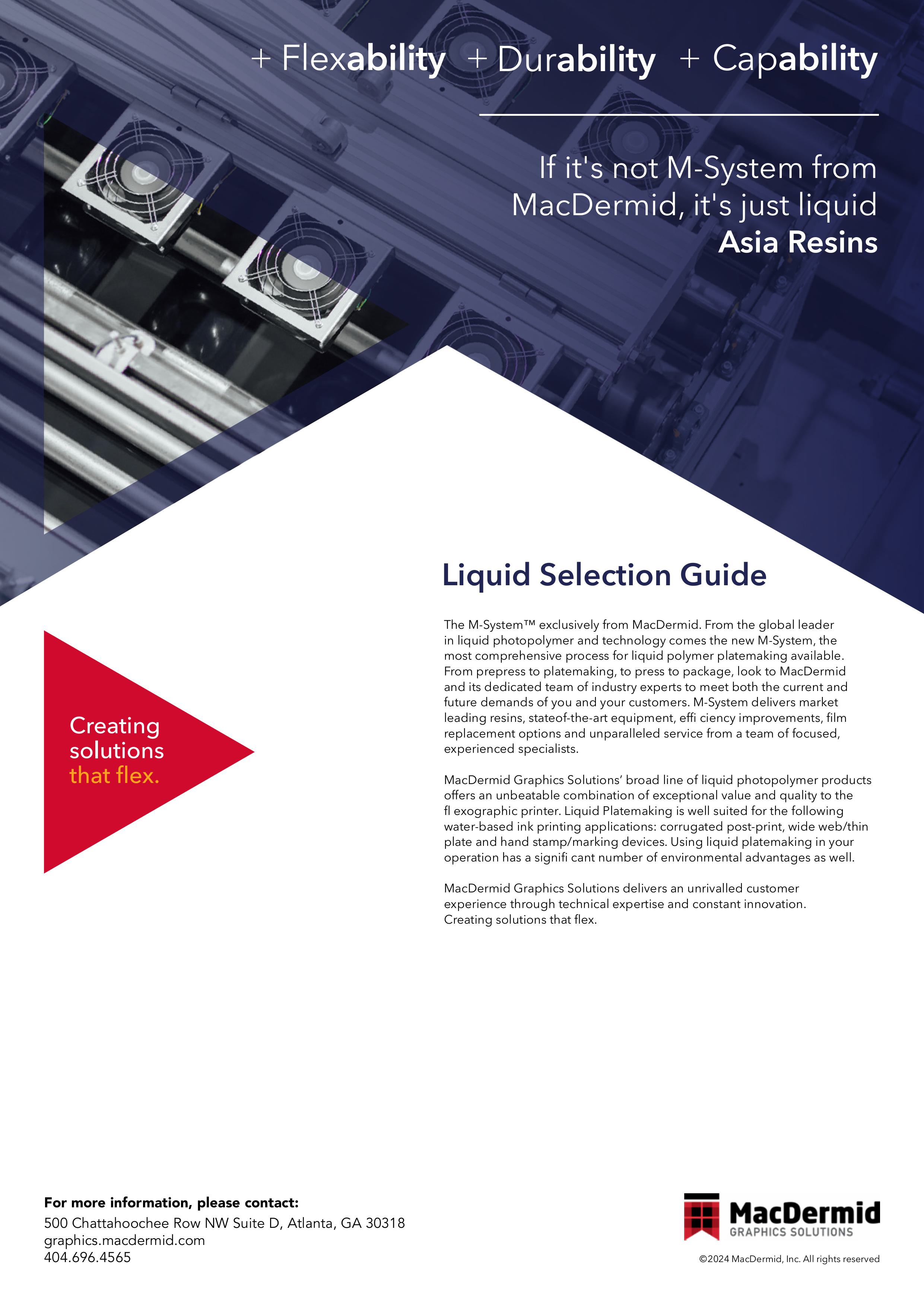 Technical Downloads | MacDermid Graphics